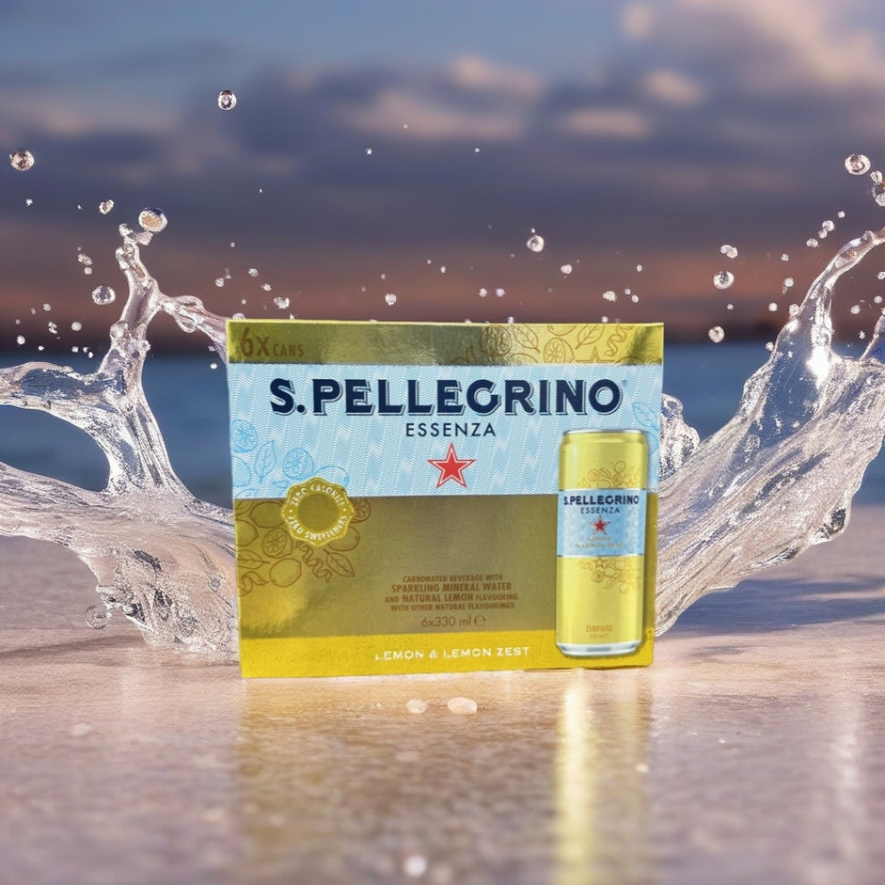 S.Pellegrino | Essenza Lemon & Lemon Zest 330ML – Italian Deli Online