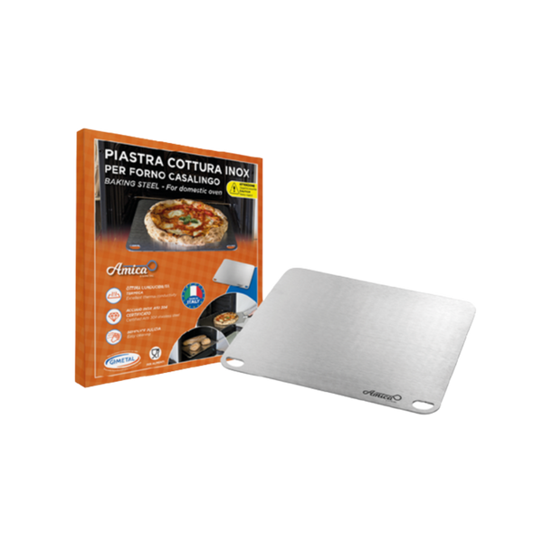 GI Metal | Pizza Cooking S/S Plate 40CMX35CM – Italian Deli Online