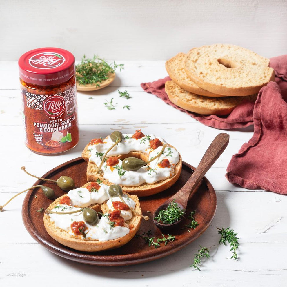 Polli | Sundried Tomatoes and Cheese Pesto 190G – Italian Deli Online